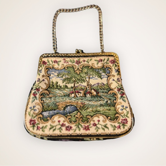 Bags | Vintage Petit Point Purse Made In Israel | Poshmark